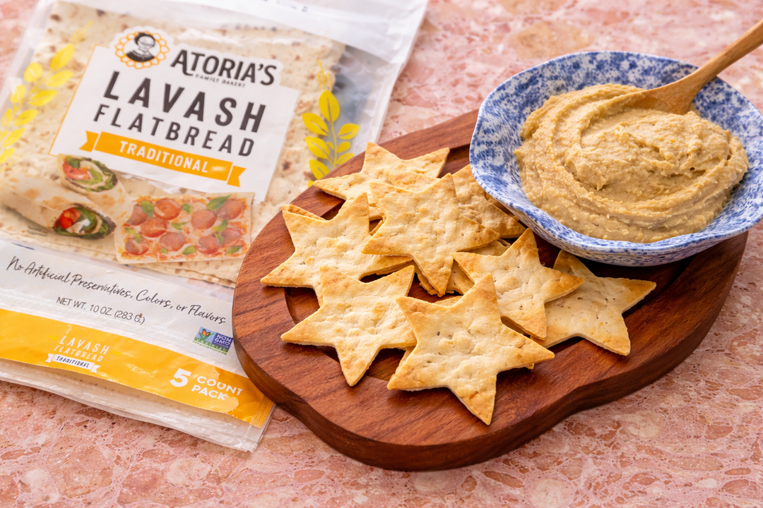 Star-Shaped Crispy Lavash Crackers – Atoria's Family Bakery